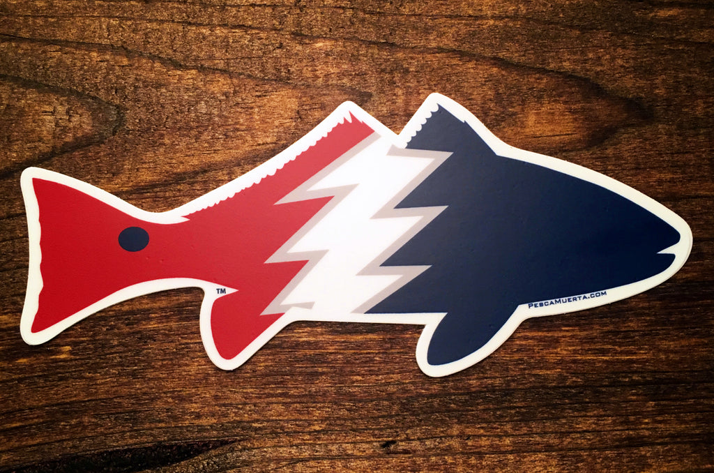 Premium Vinyl Redfish Decal – Pesca Muerta